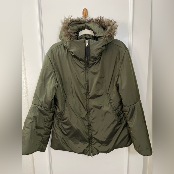 Belfe | Jackets & Coats | Belfe Women Green Puffy Jacket | Poshmark